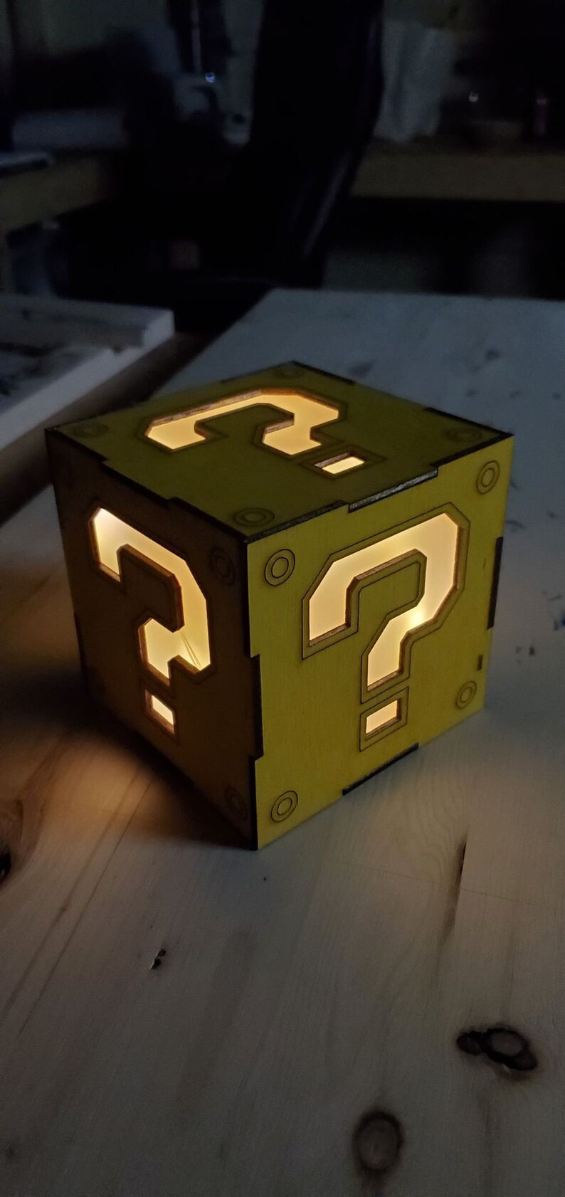 Light up Mario Brothers, Mystery Cube, - Etsy Australia
