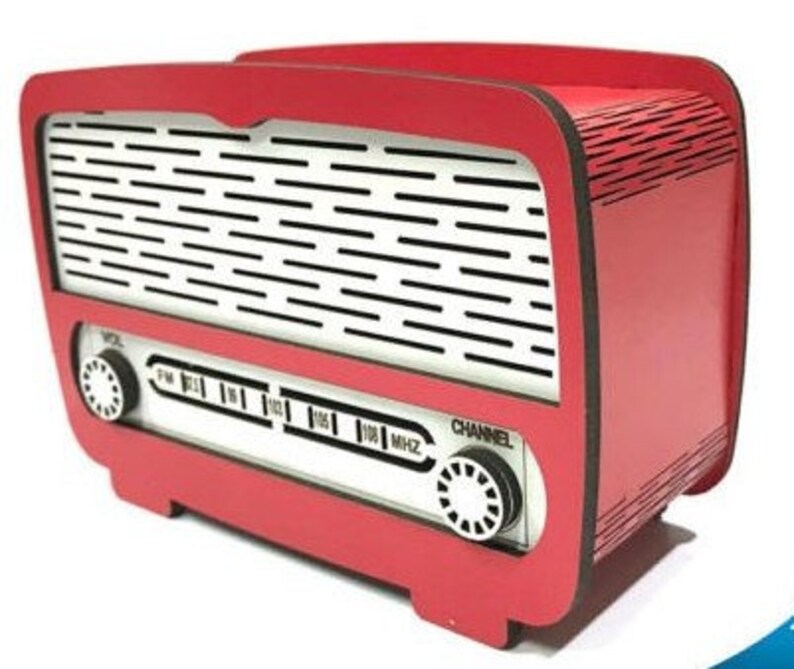 Laser Cut Radio Money Box - Etsy