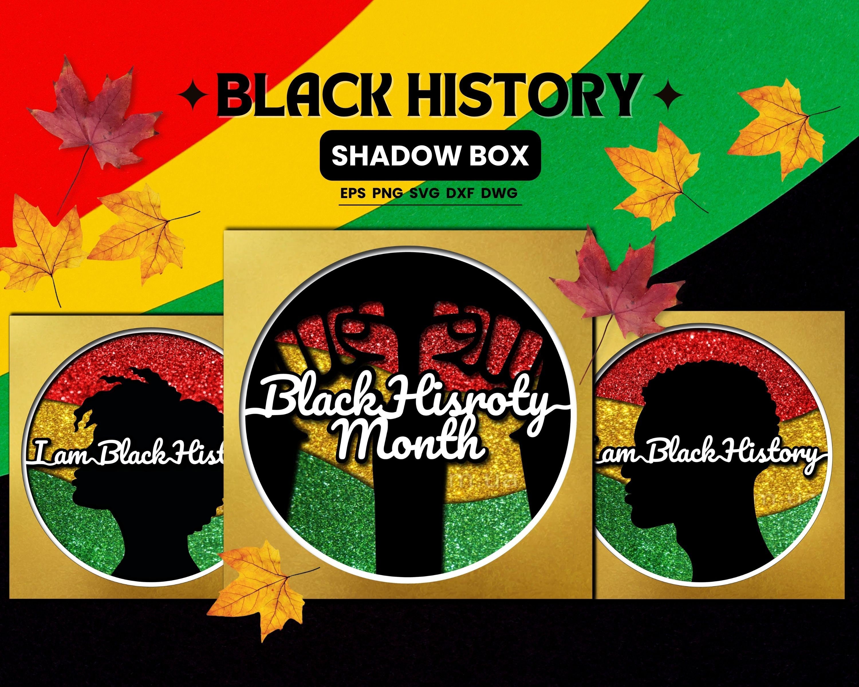 Black History Month Shadowbox SVG, 3D Africa Cricut, Black Lives Matter, Black Queen Cut File ...