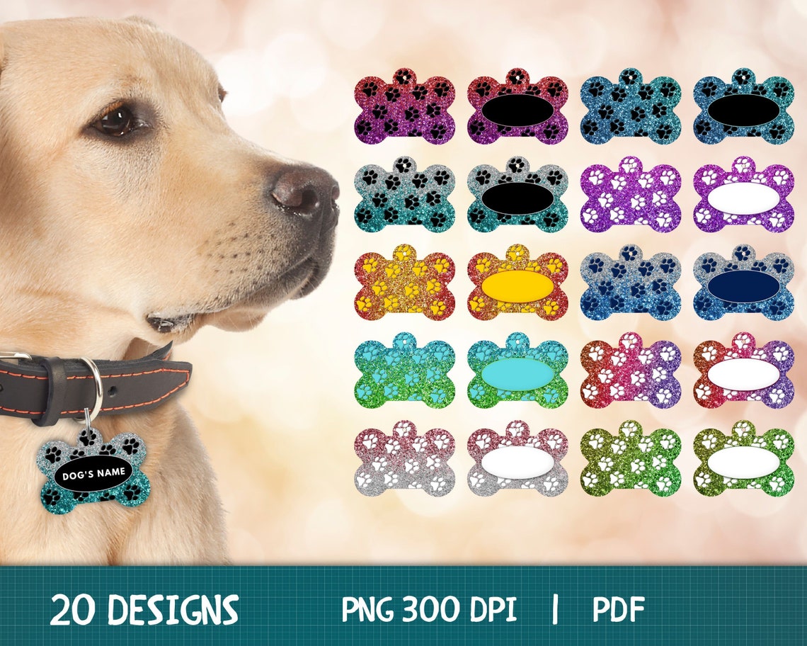 Dog Tag Personalized, Dog ID, Dog Tags, Dog Tag Sublimation, Dog Tag ...