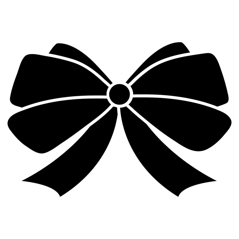 Christmas Bow Svg - Etsy