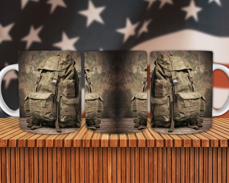 Military Mug Wraps, Sublimation, 11oz 12oz & 15oz Mug Wraps, PNG, Mug ...