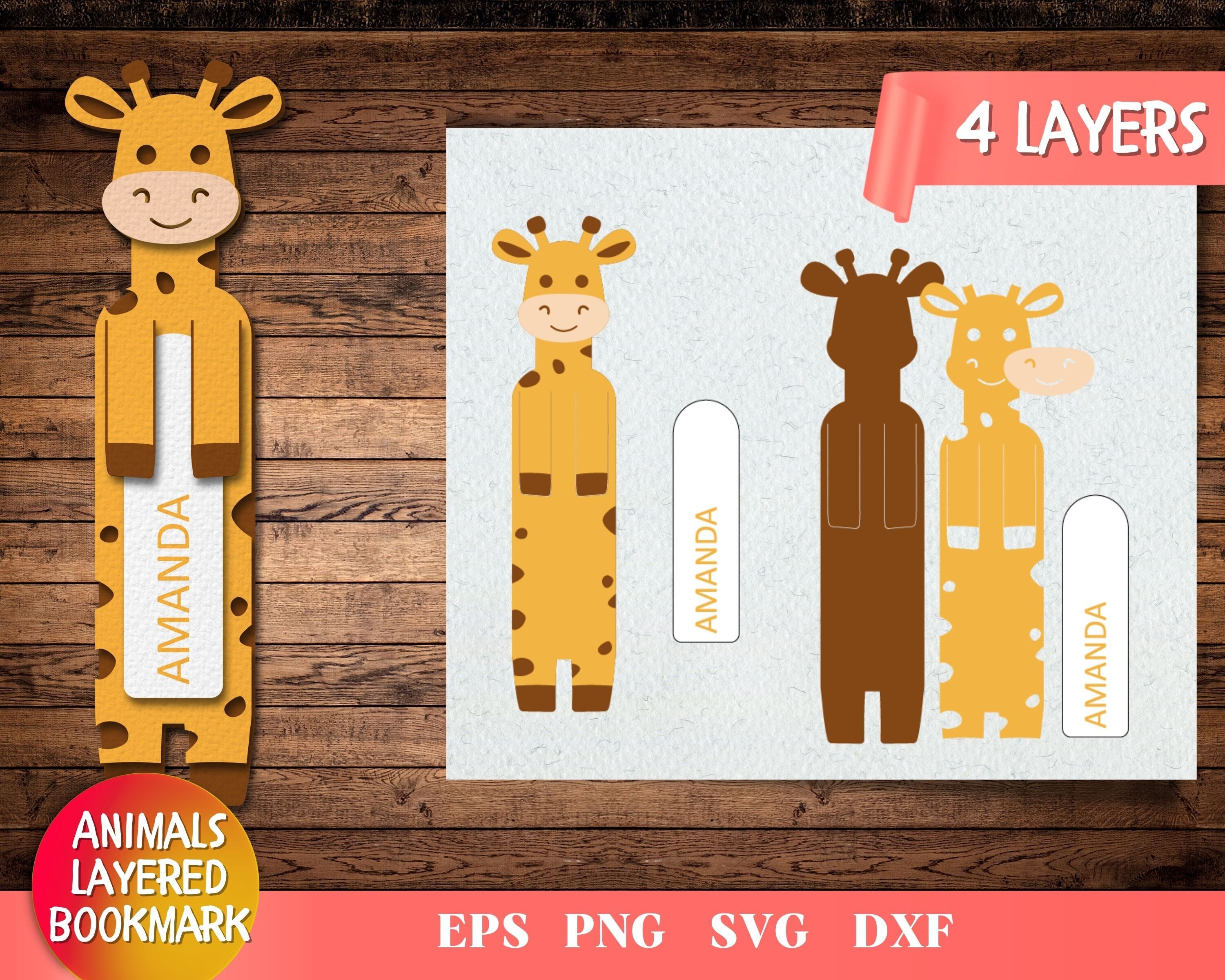 Animals Bookmark SVG Bundle, Bookmark Svg, Lion Svg, Tiger Bookmark ...