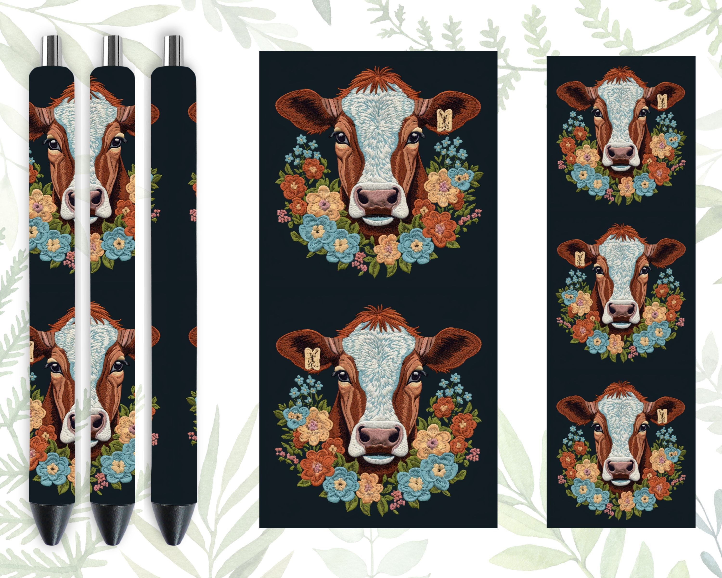Farm Animals Pen Sublimation Epoxy Pen Wrap PNG Pen - Etsy