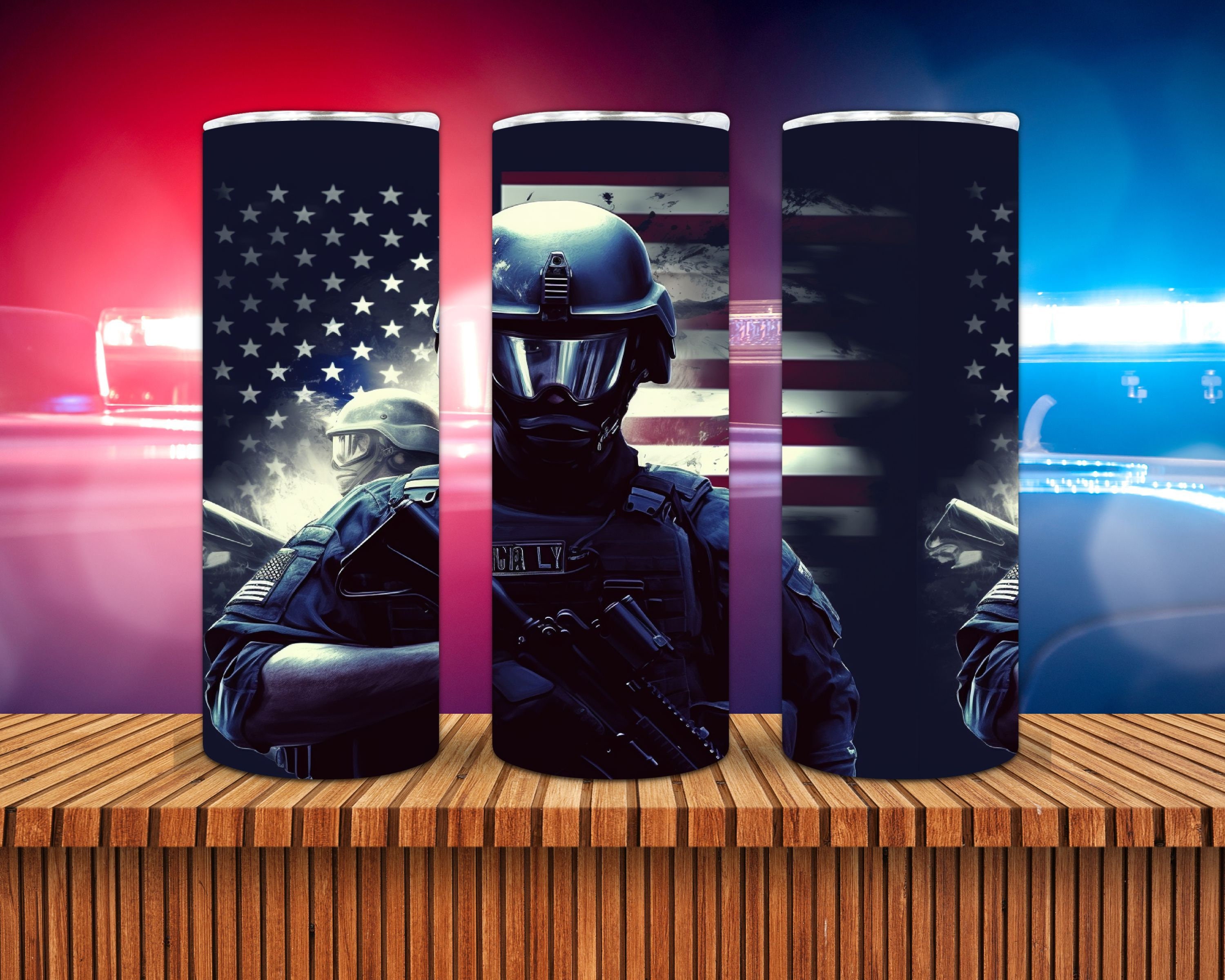 Police Tumbler Wrap, 20oz Sublimation, Policeman, Police Officer 9.3 X ...