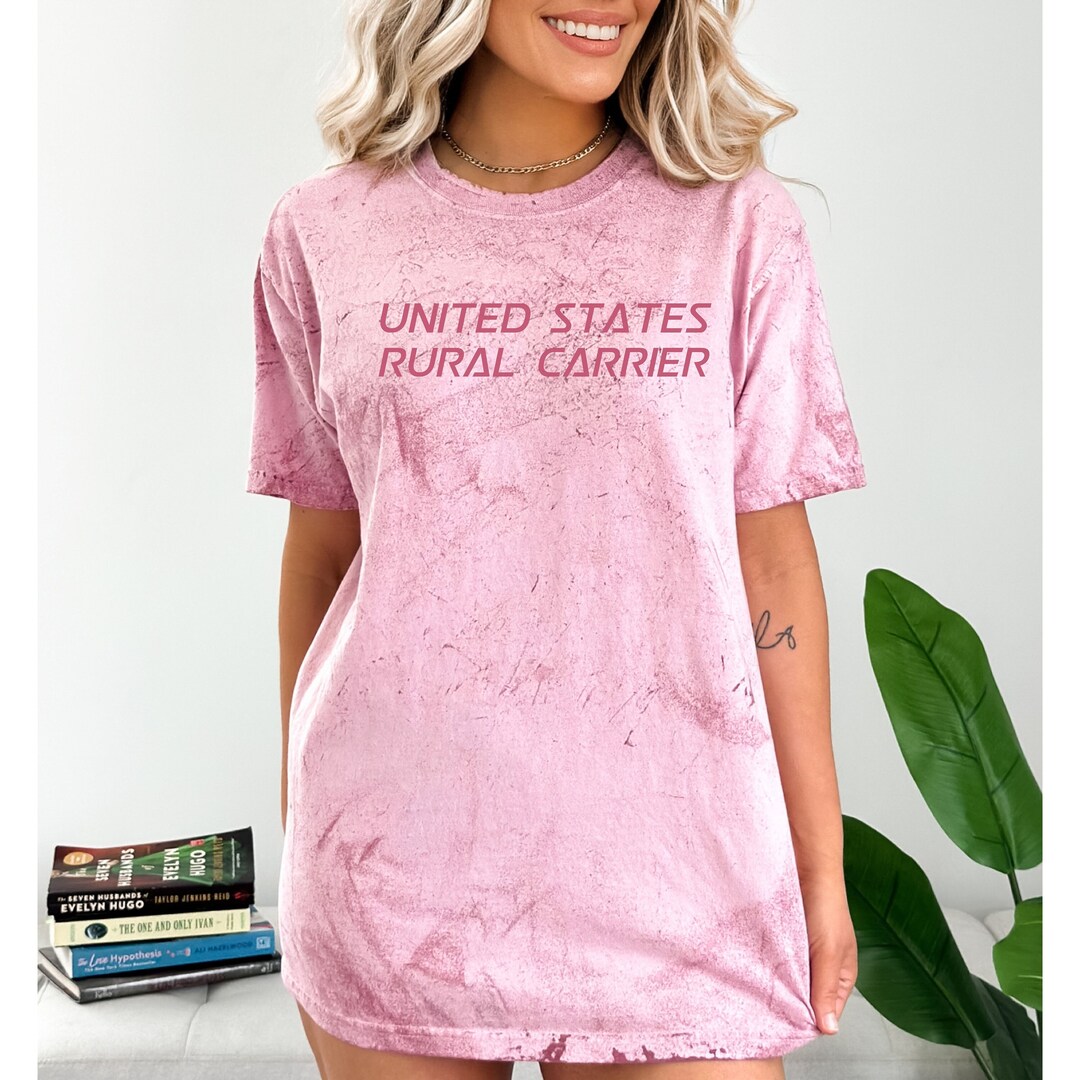 Rural Mail Carrier Tie Dye T-shirt, Postal Mail Carrier Tshirt, Rural ...