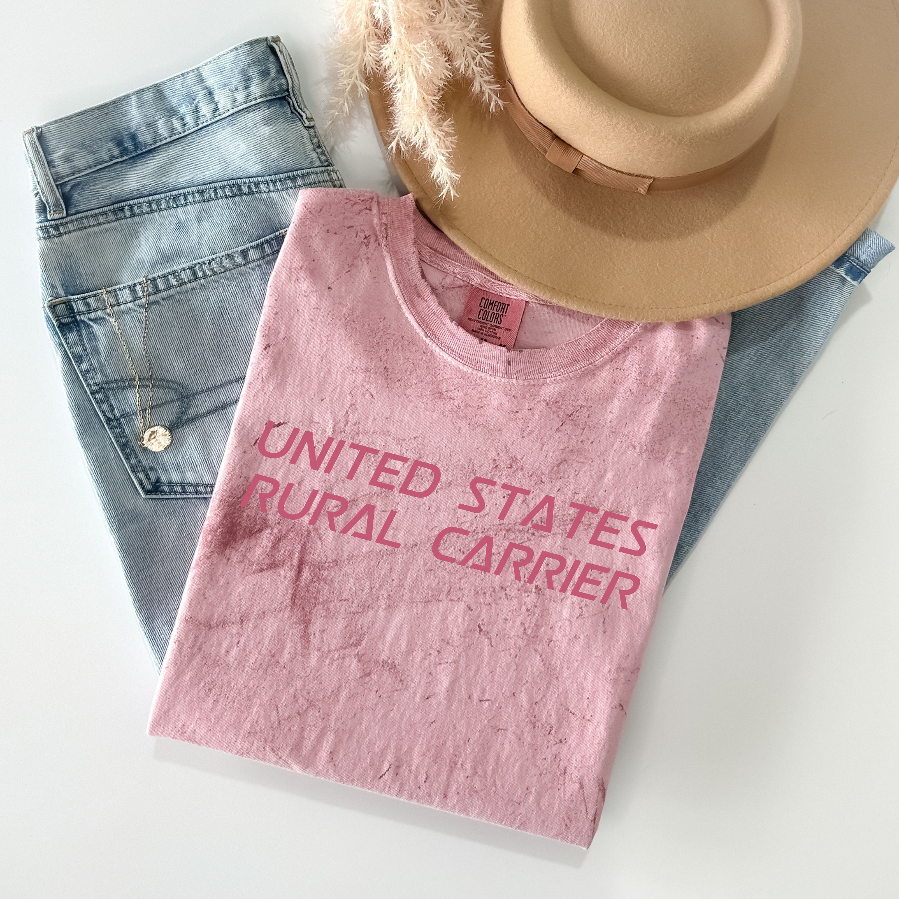 Rural Mail Carrier Tie Dye T-shirt, Postal Mail Carrier Tshirt, Rural ...