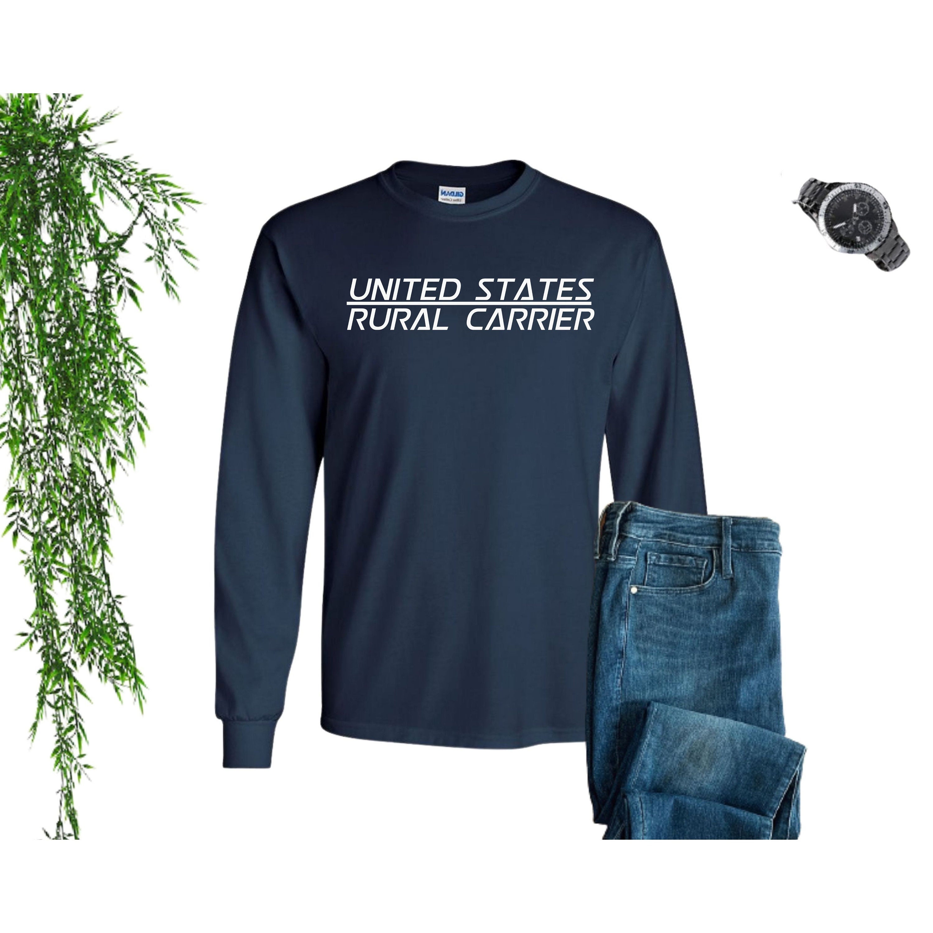 Postal Long Sleeve Shirt, Rural Carrier Long Sleeve T-shirt, Postal ...