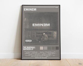 Eminem Album Poster - Etsy