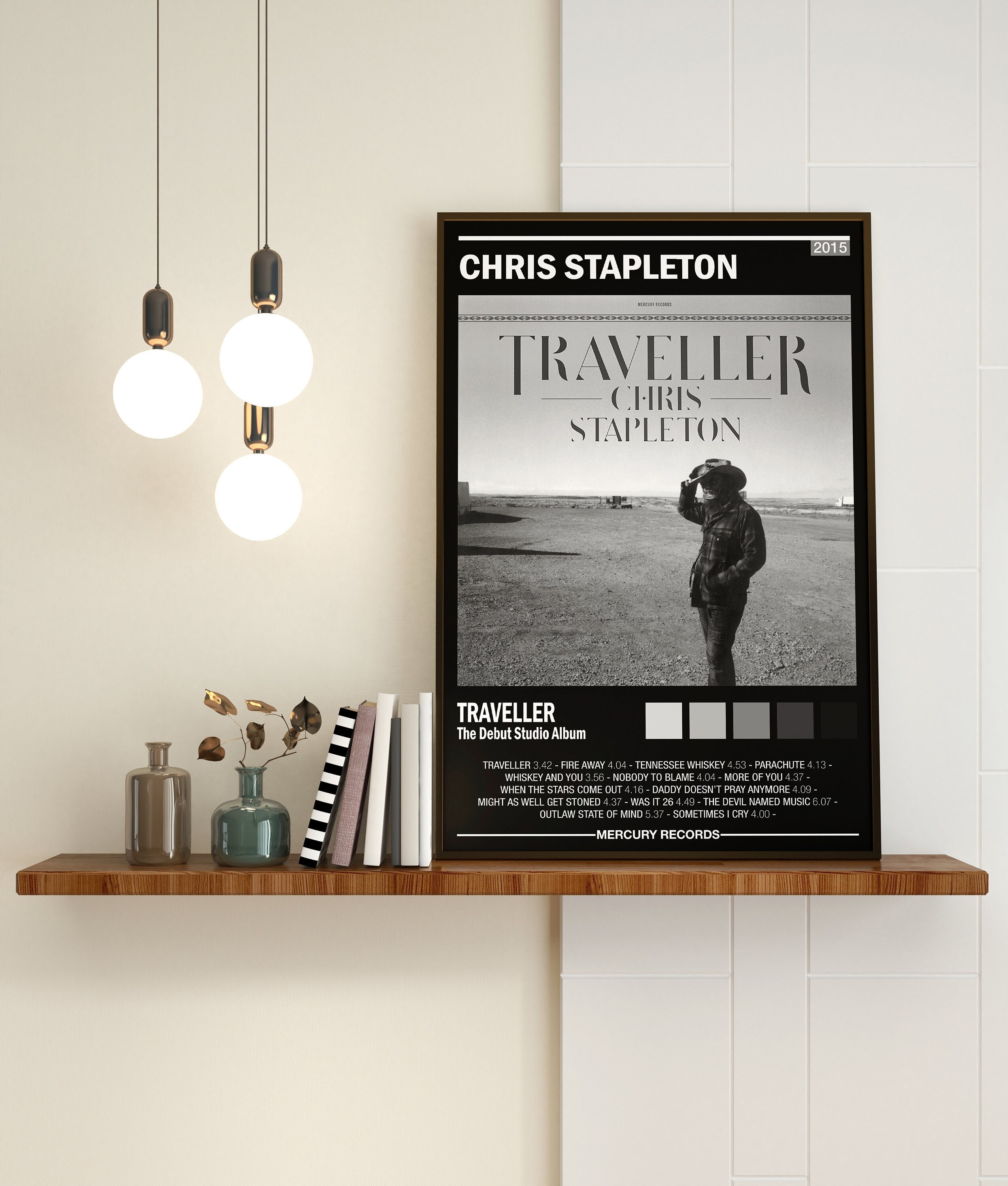 Chris Stapleton - Traveller - Album Poster | Color Optional | Wall ...