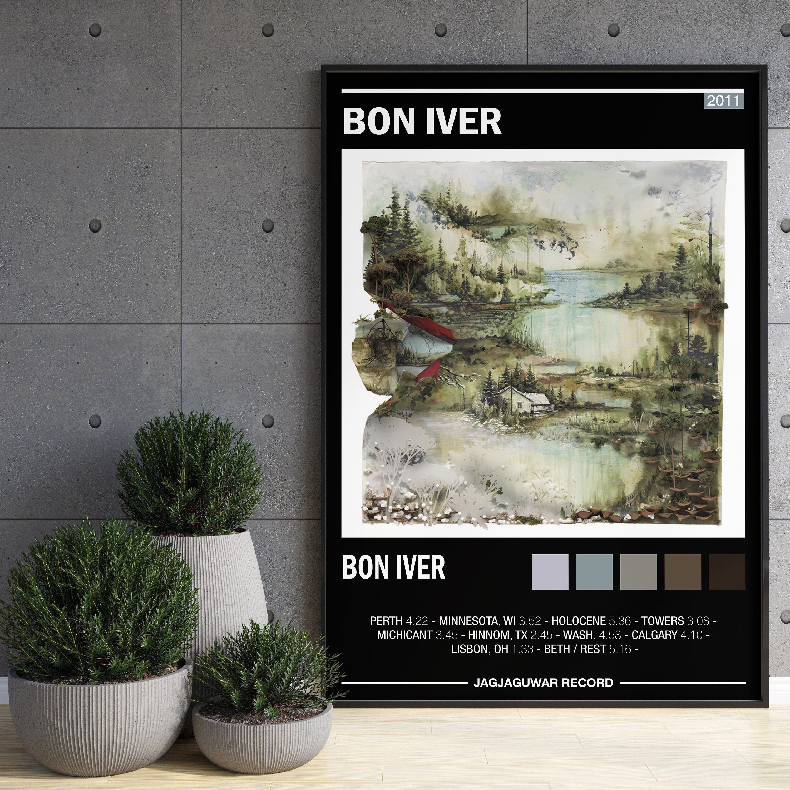 Bon Iver - Bon Iver - Album Poster sold by Caye-Emotion | SKU 24953510 ...
