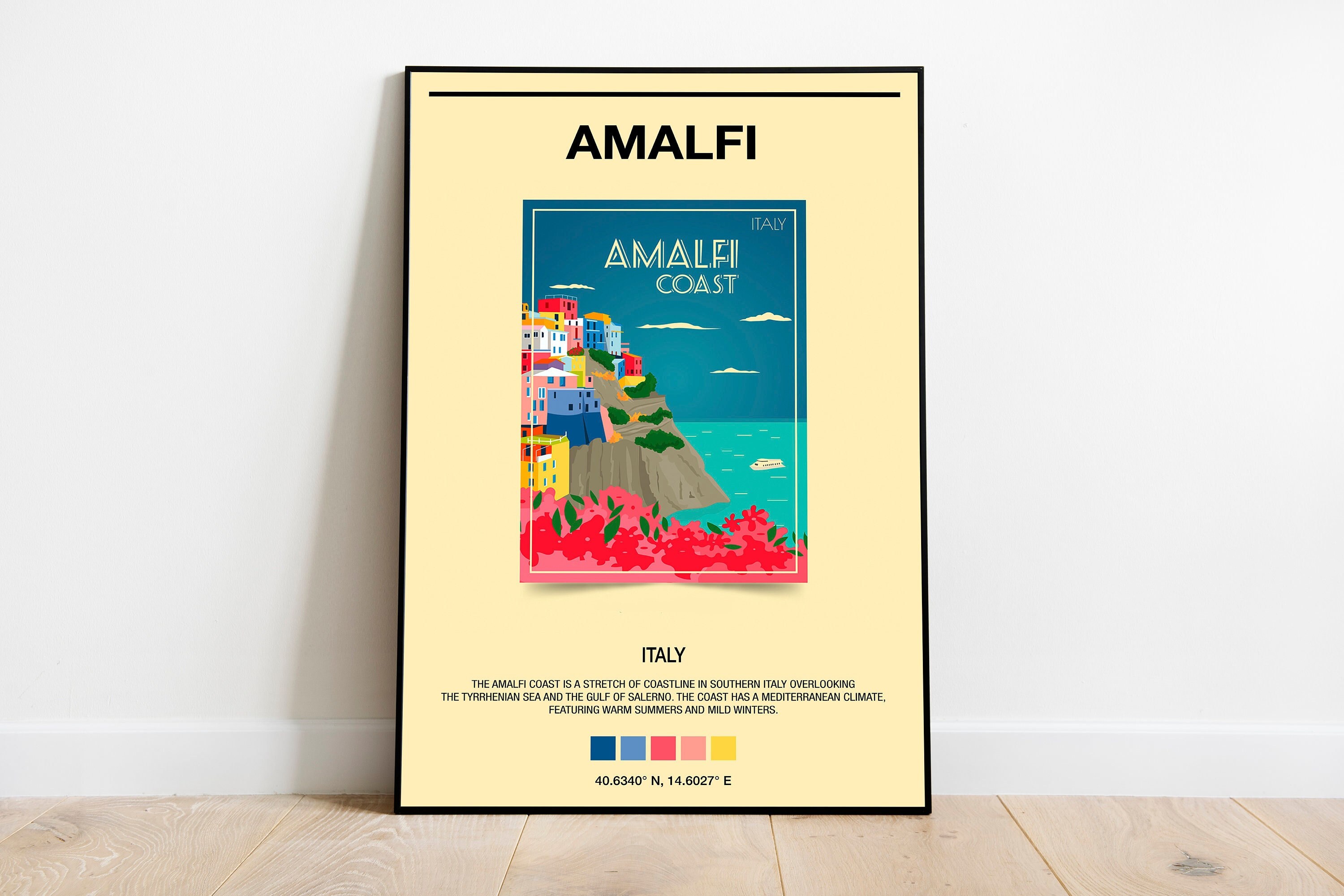Amalfi Coast - Italy Amalfi Poster