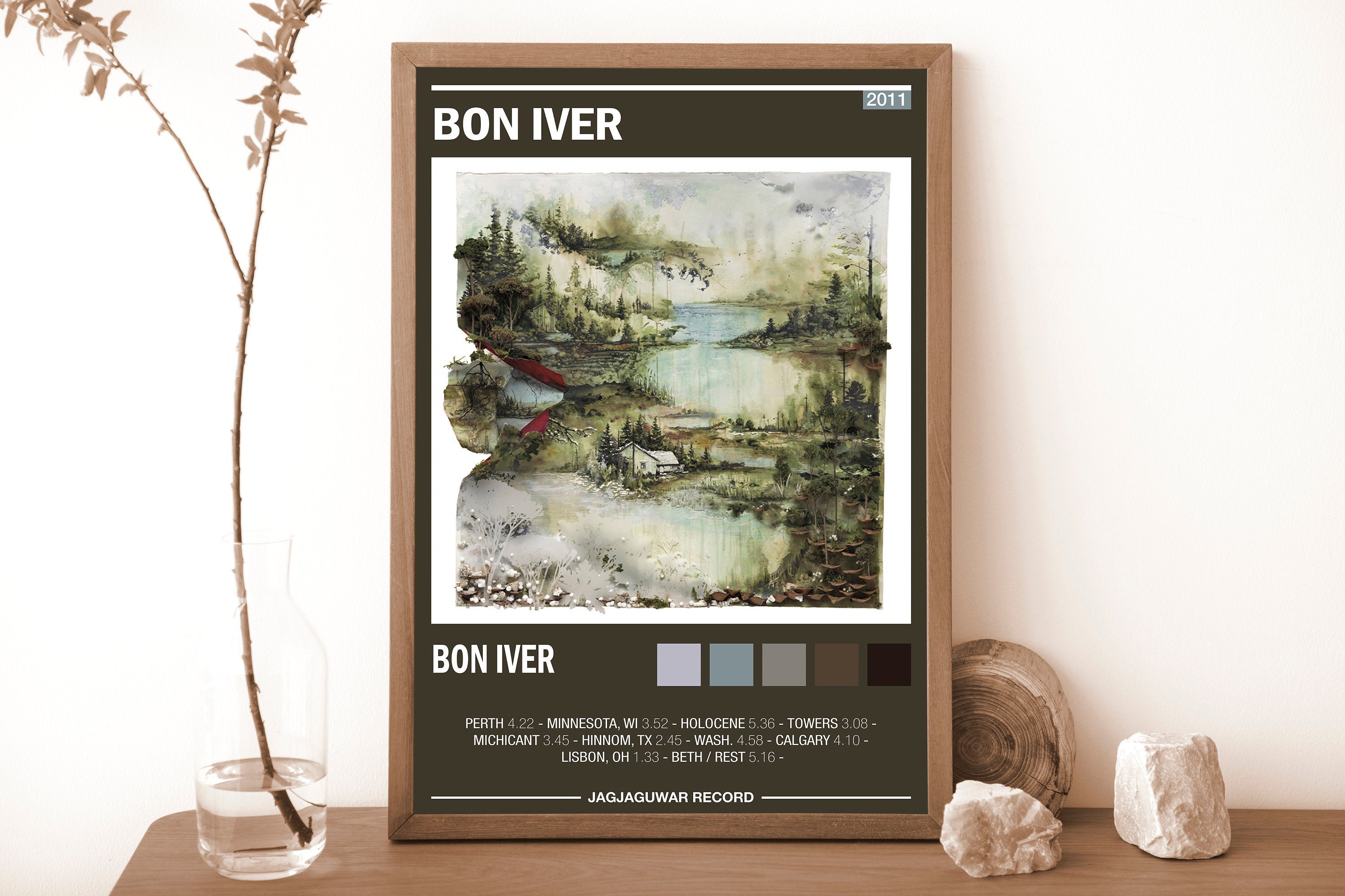 Bon Iver - Bon Iver - Album Poster sold by Caye-Emotion | SKU 24953510 ...