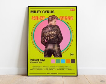 Miley Cyrus Album Poster - Etsy