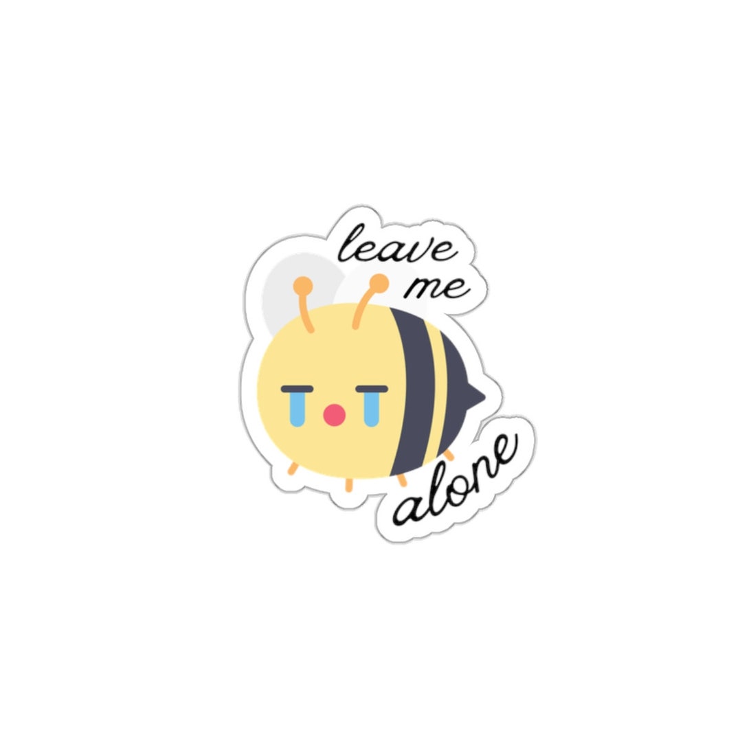 Leave Me Alone Die-cut Stickers - Etsy