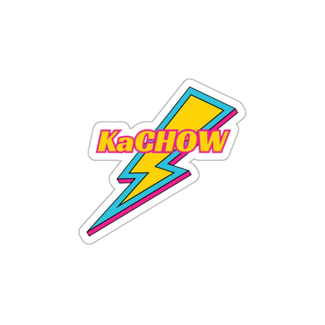 Kachow Die-cut Stickers - Etsy