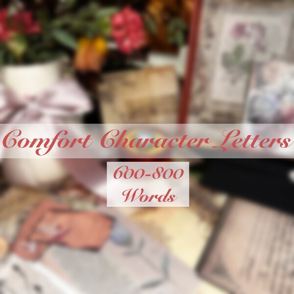 Character Letters - Etsy