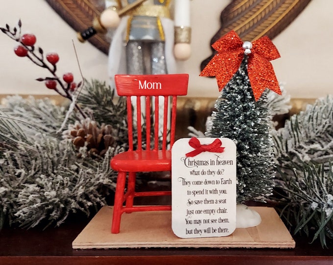 Remembrance Decoration Memorial Rocking Chair Christmas - Etsy