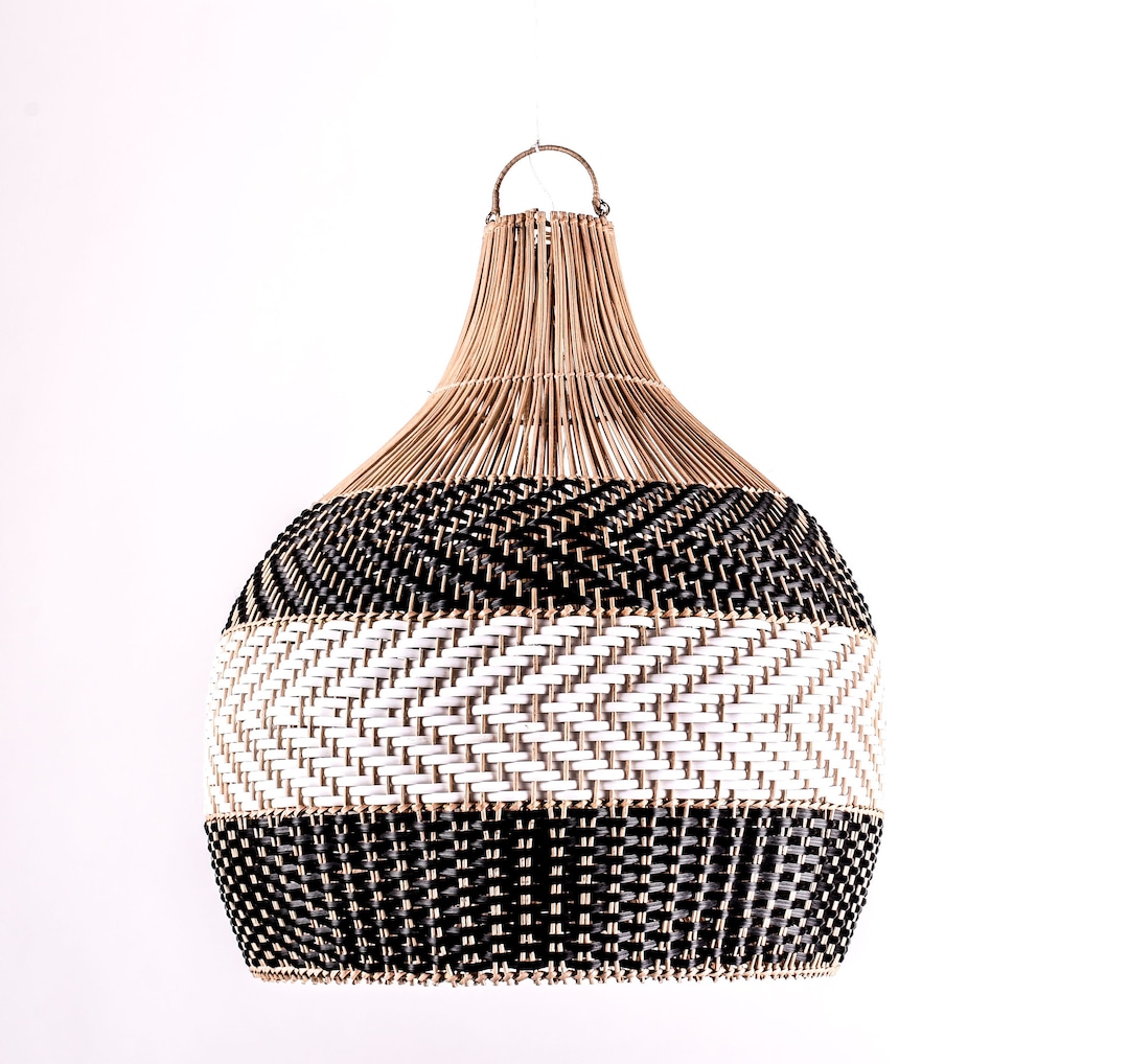 Rattan Pendant Light, Handmade in Bali - Etsy