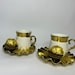 Coffee Cup Set 6 Pieces, With White and Gold Color Luxury Coffee Cup ...