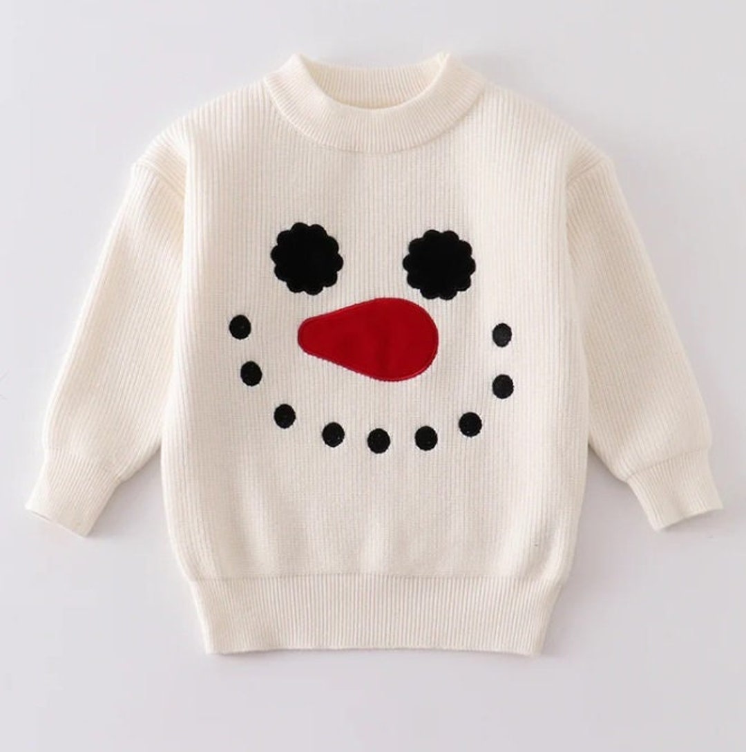 Snowman Christmas Sweater - Etsy