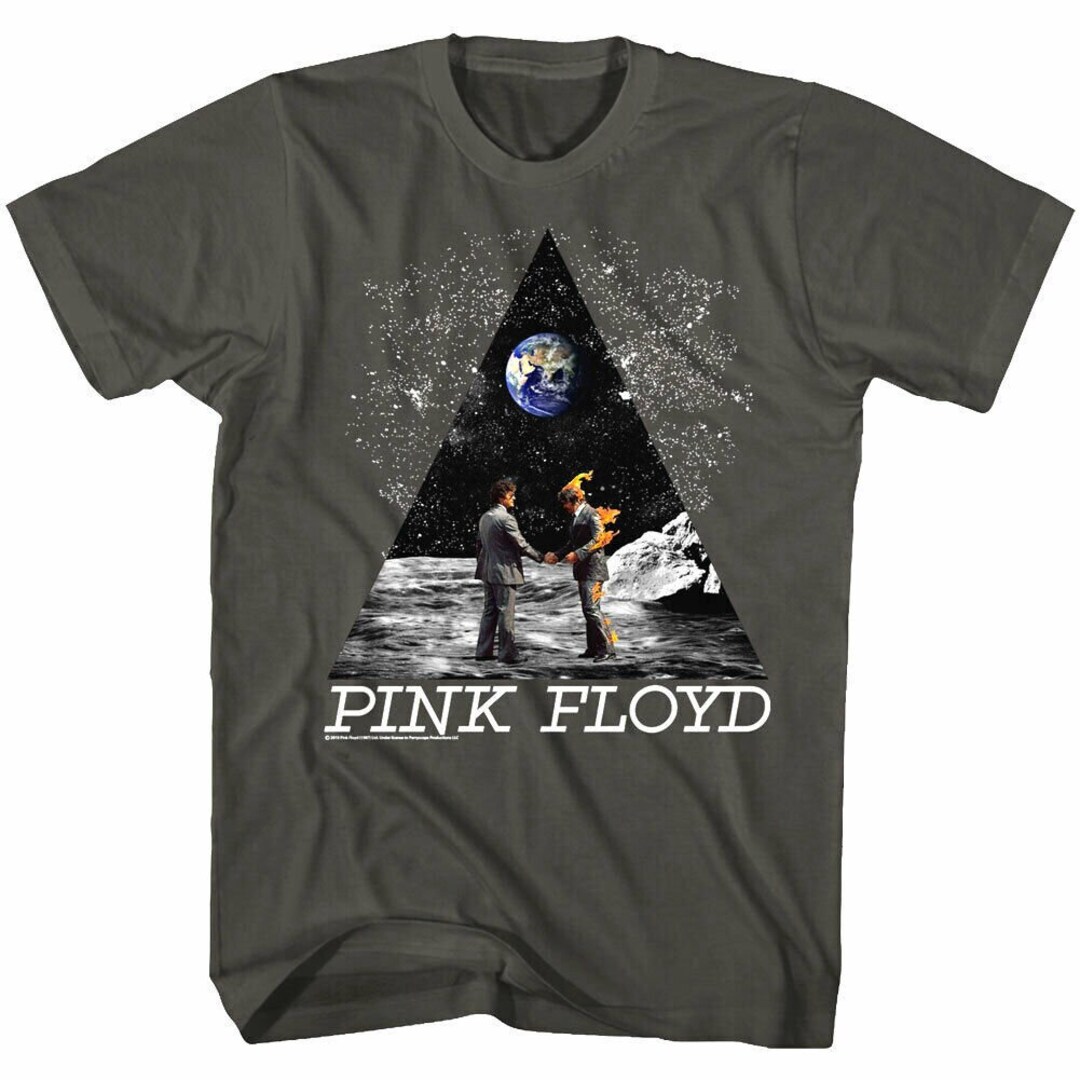 PINK FLOYD Space Handshake Adult T-shirt - Etsy