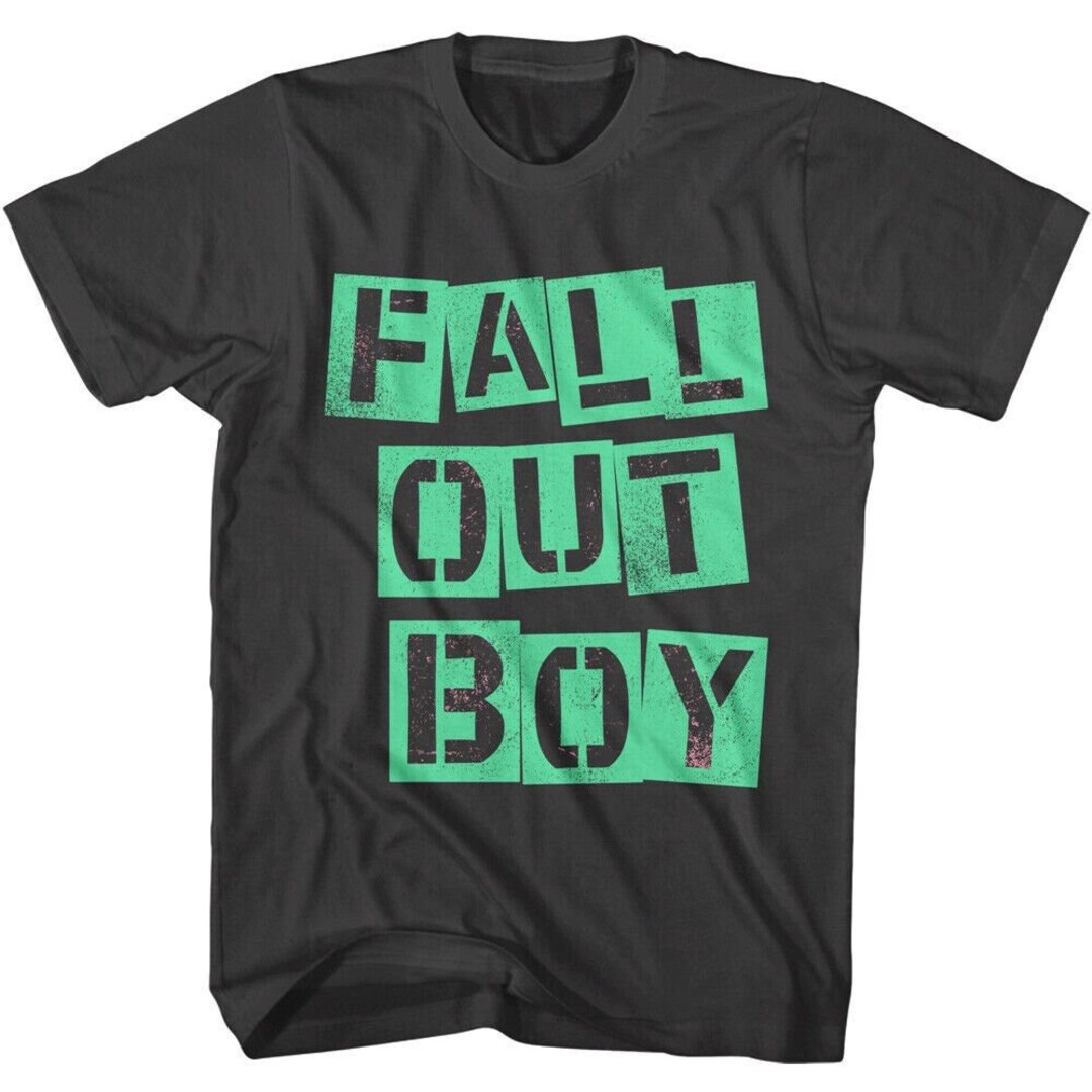 FALL OUT BOY T-shirt Scrabble Logo Rock Punk Music Adult Shirts - Etsy