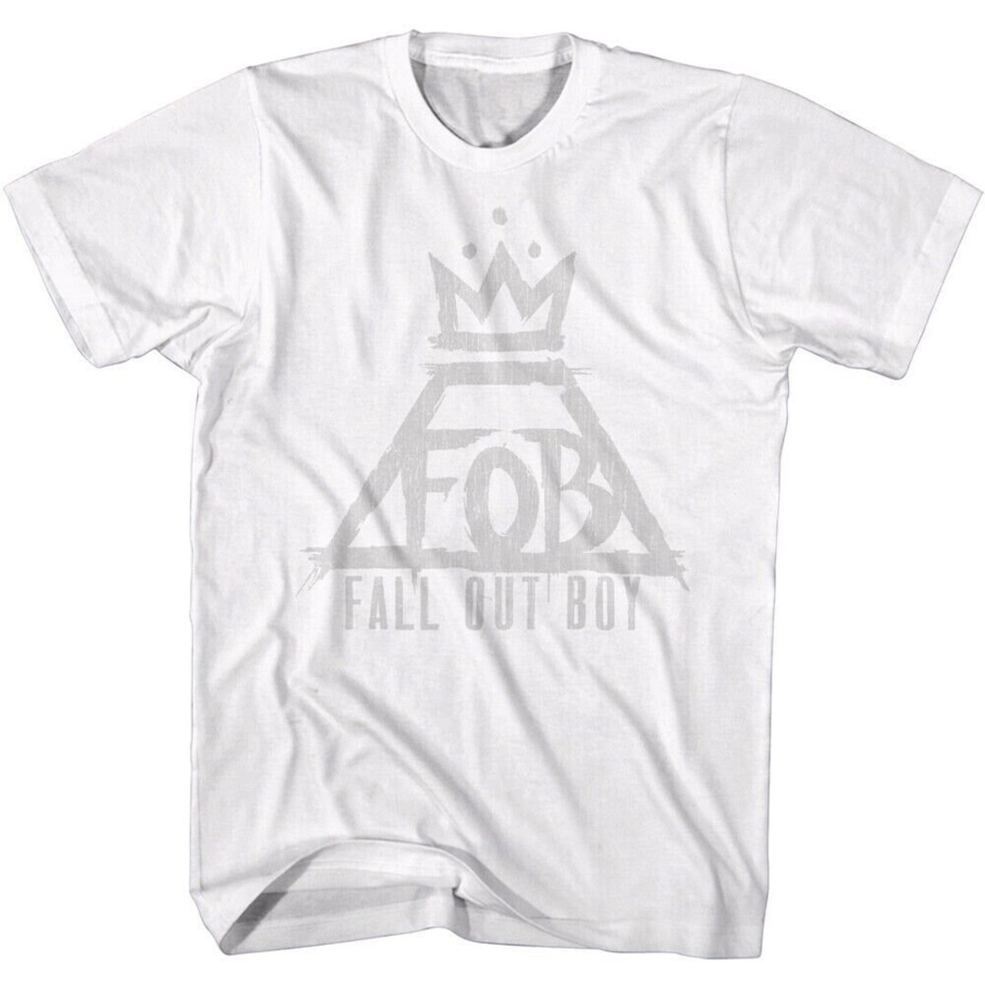 Fall Out Boy T-shirt Vintage FOB Logo Alt Rock Big and Tall Shirts ...