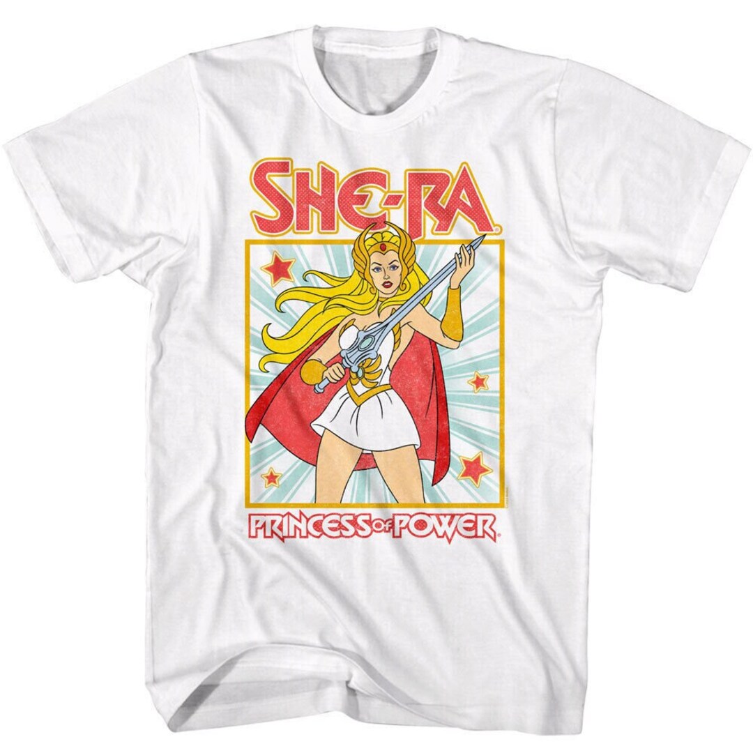 She-ra Star Burst Adult T-shirt - Etsy