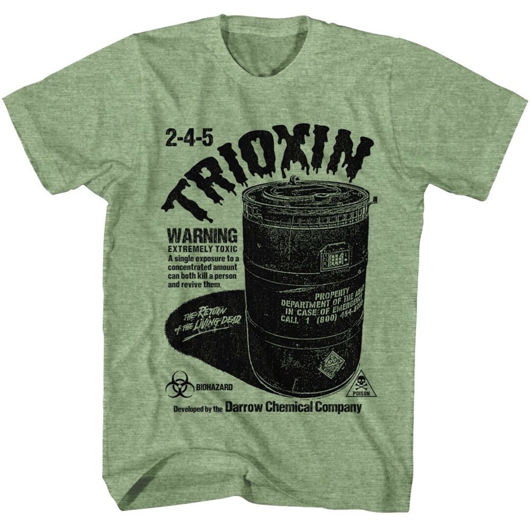 Return of the Living Dead T-shirt Trioxin Toxic Waste Graphic Tees - Etsy
