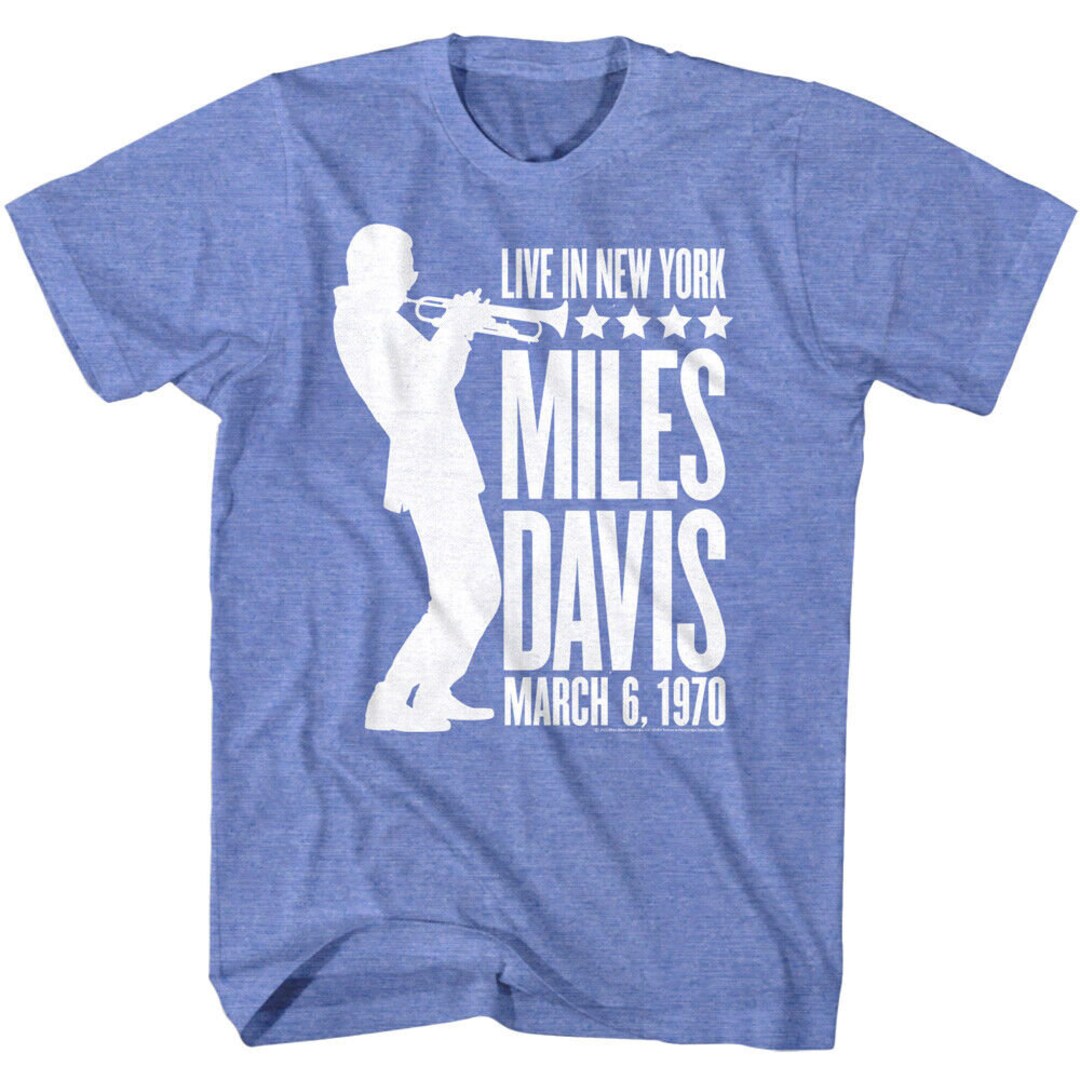 Miles Davis Trumpet Silhouette Men's T Shirt Adult Tees - Etsy