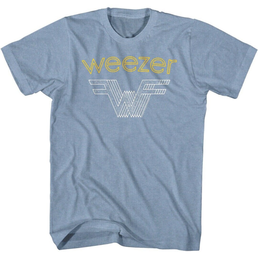 Vintage Weezer T-shirt, 3D Logo Graphic Tee - Etsy