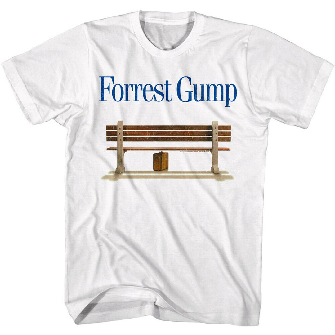 Forrest Gump Bus Bench Men's T Shirt Adult Tees - Etsy