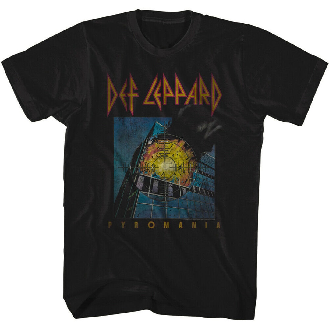 Def Leppard Faded Pyromania Men's T Shirt Adult Tees - Etsy