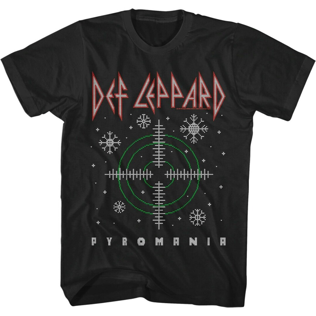 Def Leppard Christmas Pyromania Men's T Shirt Adult Tees - Etsy