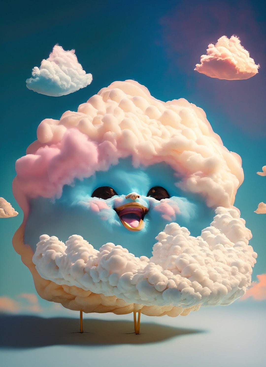 4 Cute Welcome Clouds Posters - Cloudart's Artful Posters: Bringing Joy ...