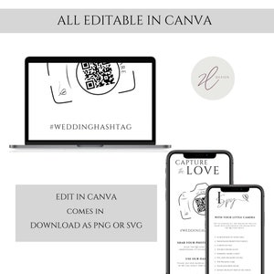 Capture the Love QR Code Wedding Card, I Spy Wedding Reception Game ...