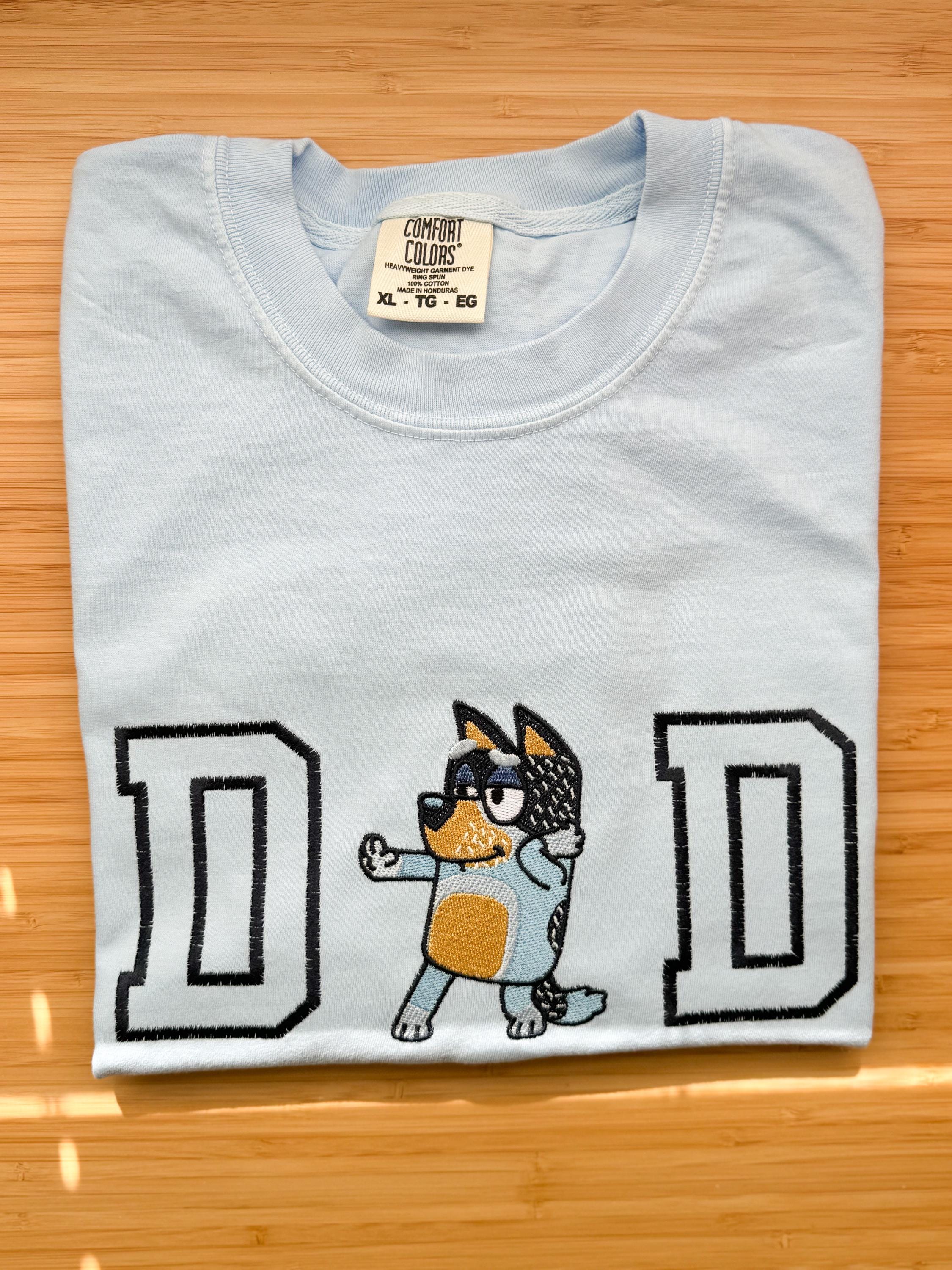 Blueys Dad Shirt | DAD Tee | Dad Shirt | Bluey Bday Party Shirt ...
