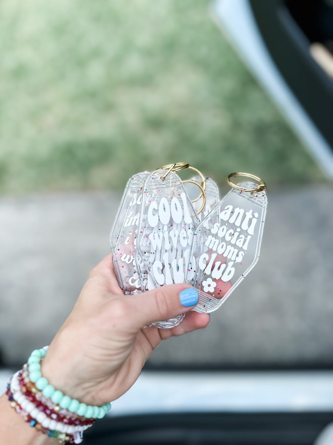 Motel Keychain Trendy Keychains Personalized Keychain Retro Motel ...