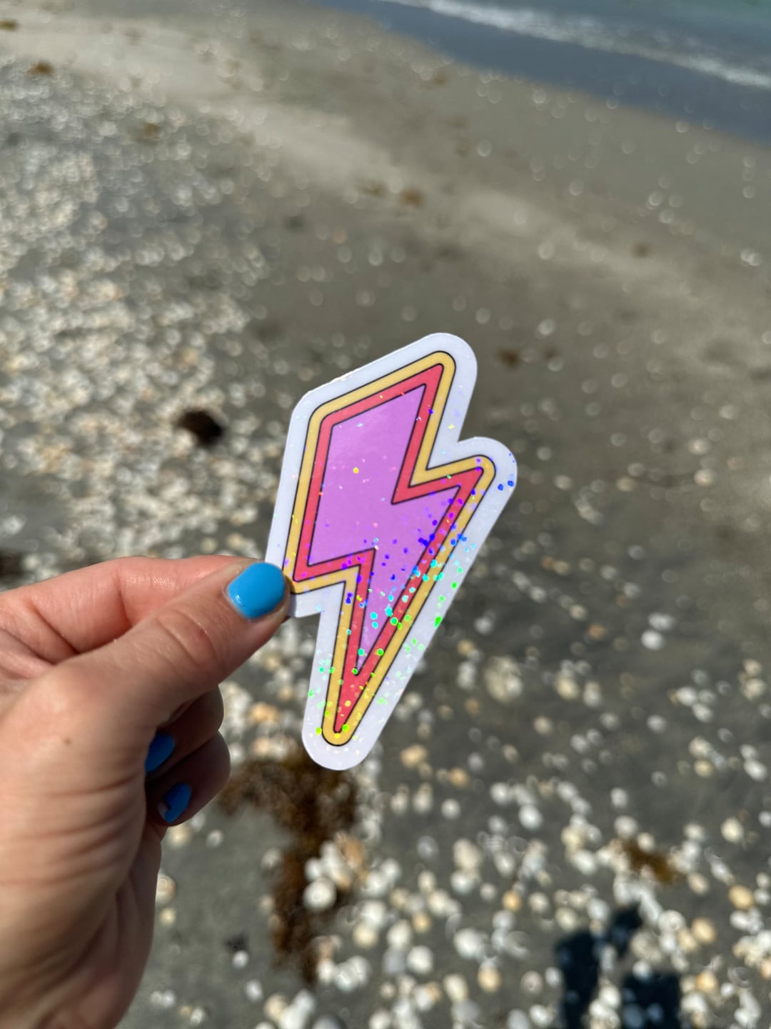 Lightening Bolt Sticker Sticker Bolt Water Bottle Sticker Laptop ...