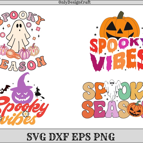 Spooky Svg - Etsy