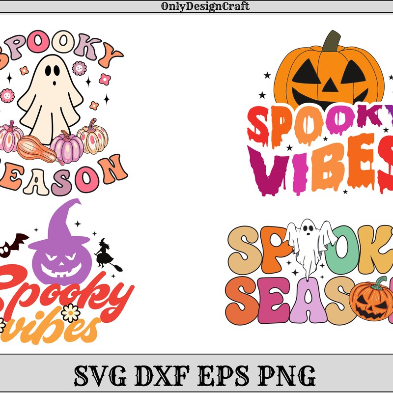 Spooky Svg - Etsy