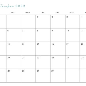 Digital Calendar - Etsy