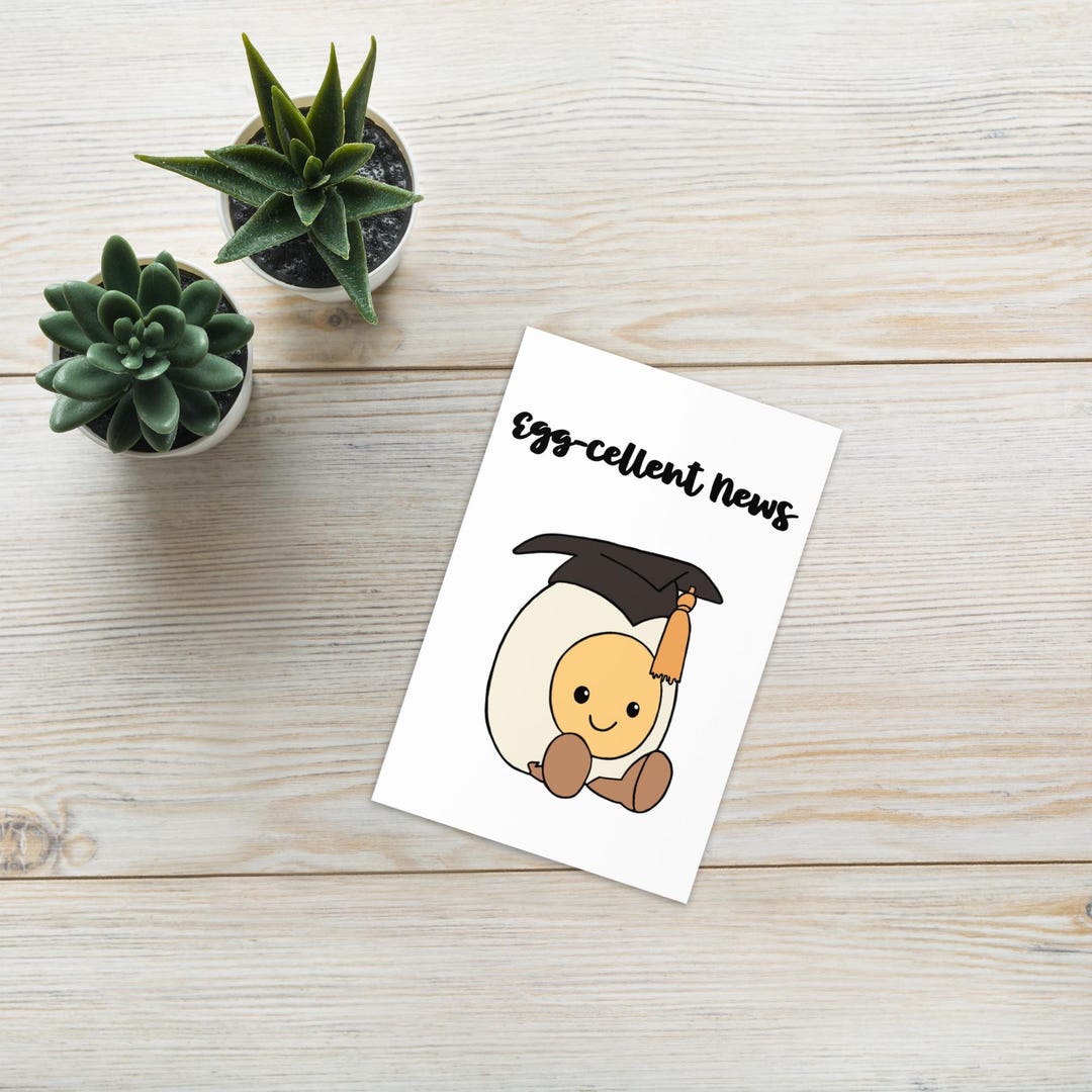 Jellycat Inspired Graduation Card - Etsy