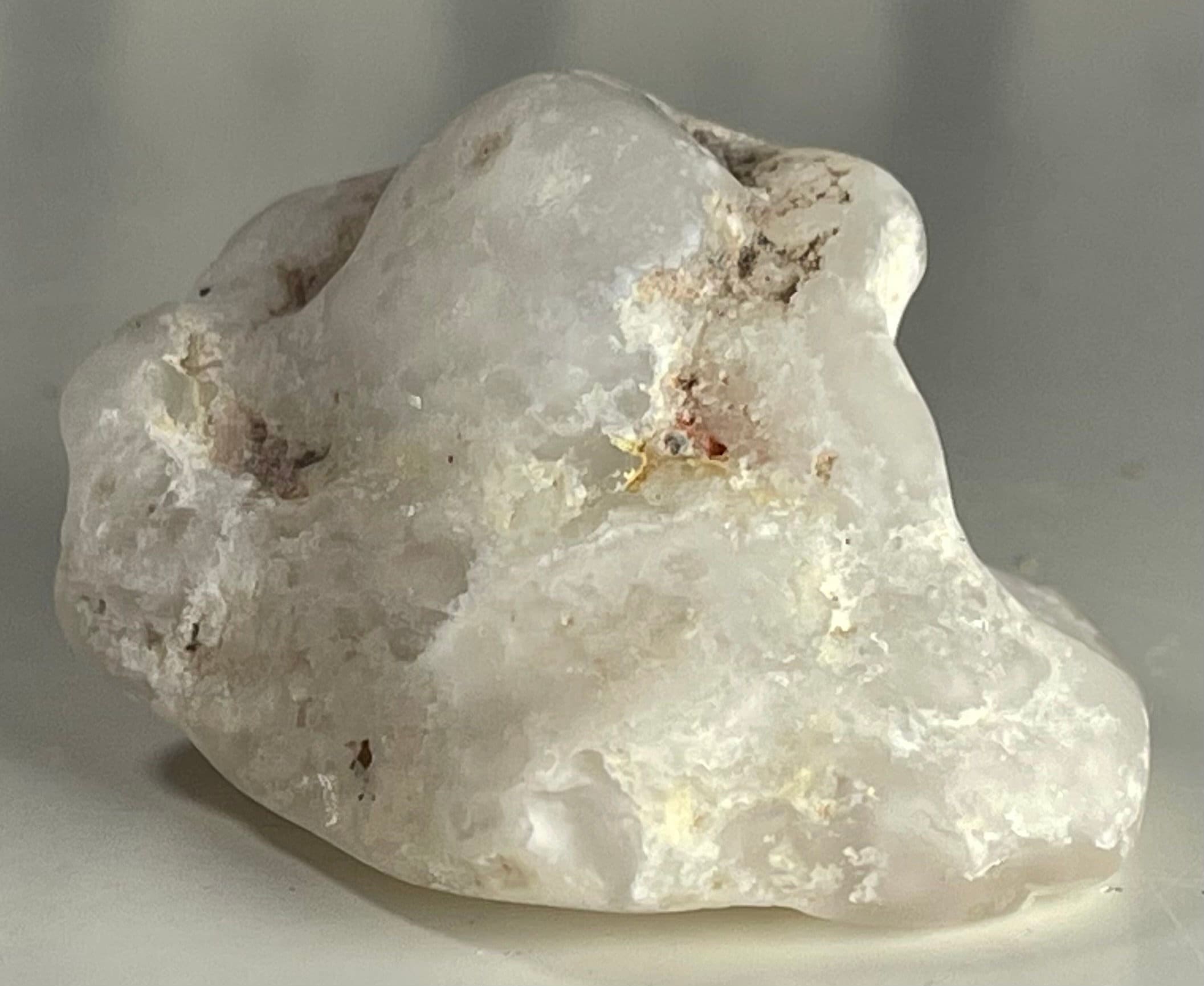 1/2 Lb Polished Oriental Fire Agate Chalcedony Quartz Crystal 8.1 Oz ...