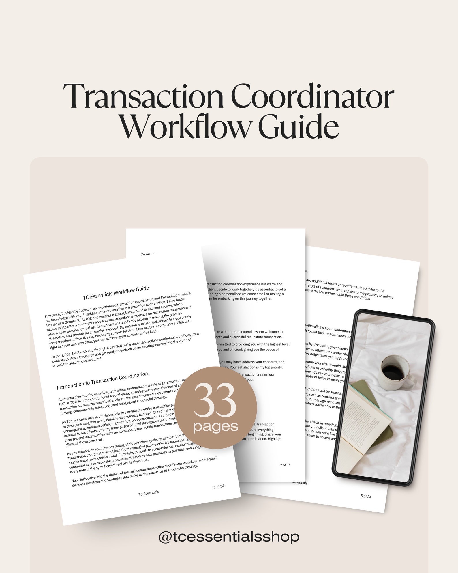 Transaction Coordinator Workflow Guide | TC Guide | Contract to Close ...