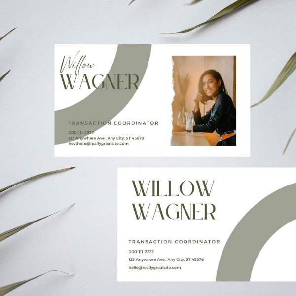 Transaction Coordinator Business Card - Etsy