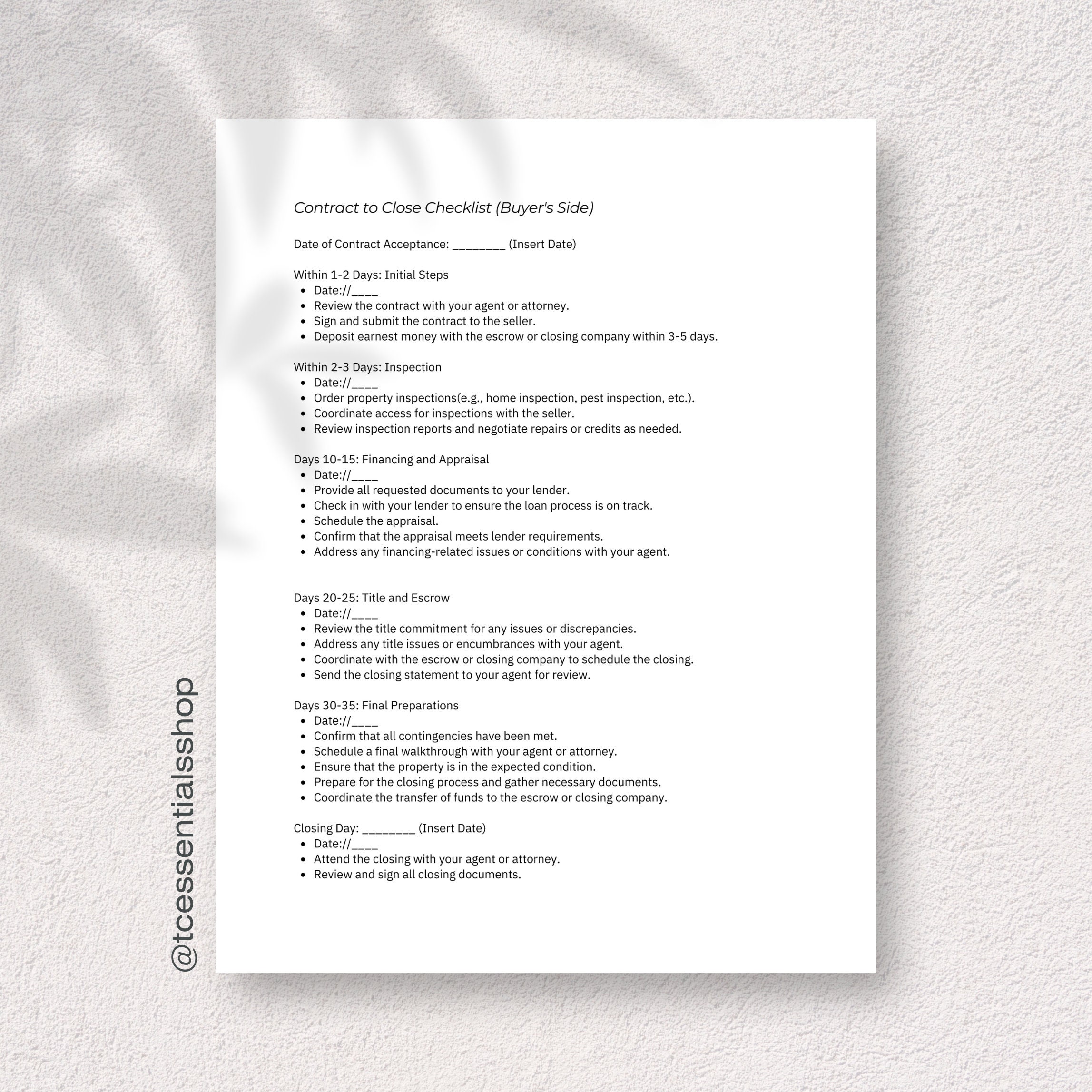 Transaction Coordinator Workflow Guide | TC Guide | Contract to Close ...