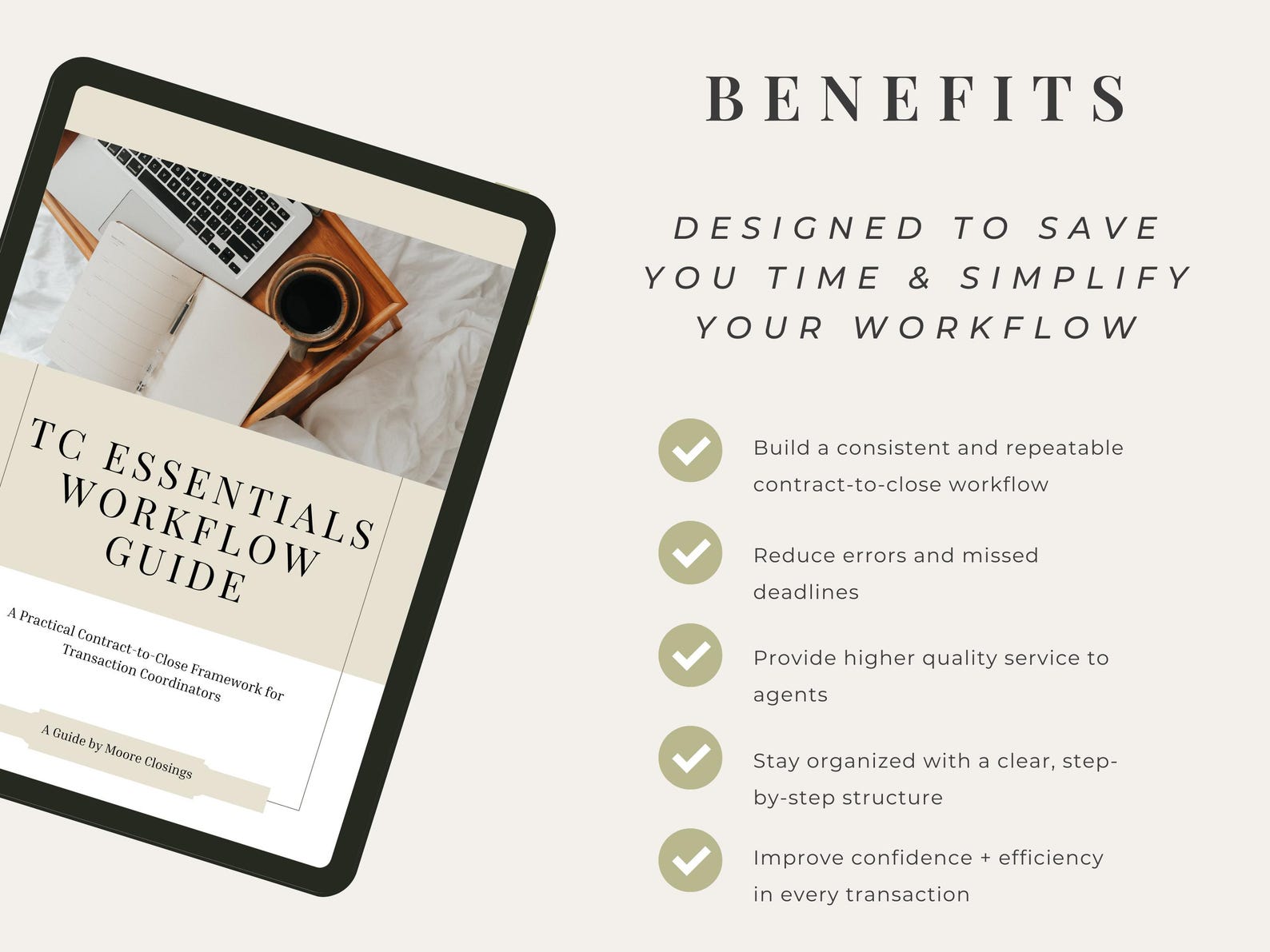 Transaction Coordinator Workflow Guide | 40-page TC Checklist Template ...