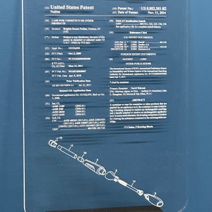 Custom Personalized Acrylic Patent Plaque - Etsy